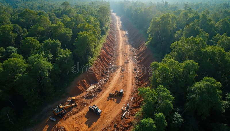 487 Aerial View Rainforest Deforestation Logging Stock Photos - Free ...