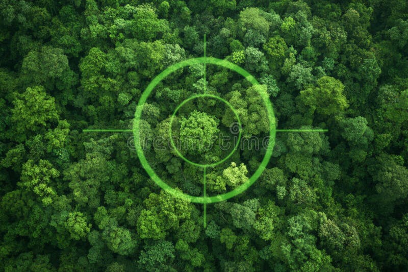 Lush Green Forest Targeted for Conservation Efforts a Hopeful Vision for Nature Stock ...