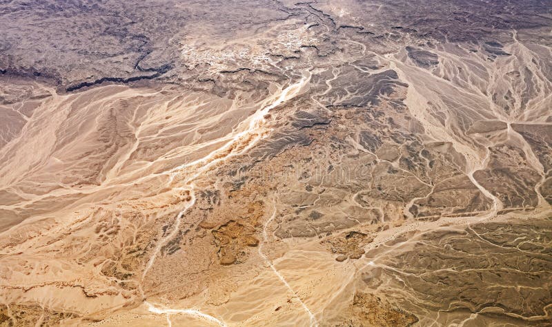 Aerial View of Desert, Nature Background. Stock Photo - Image of desert ...