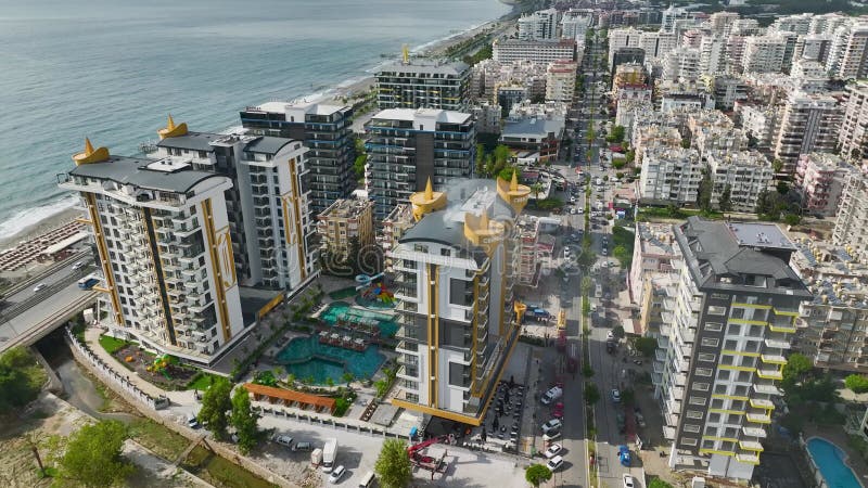 Aerial View 4K: Mega Commercial Center Under Construction, Aerial View ...