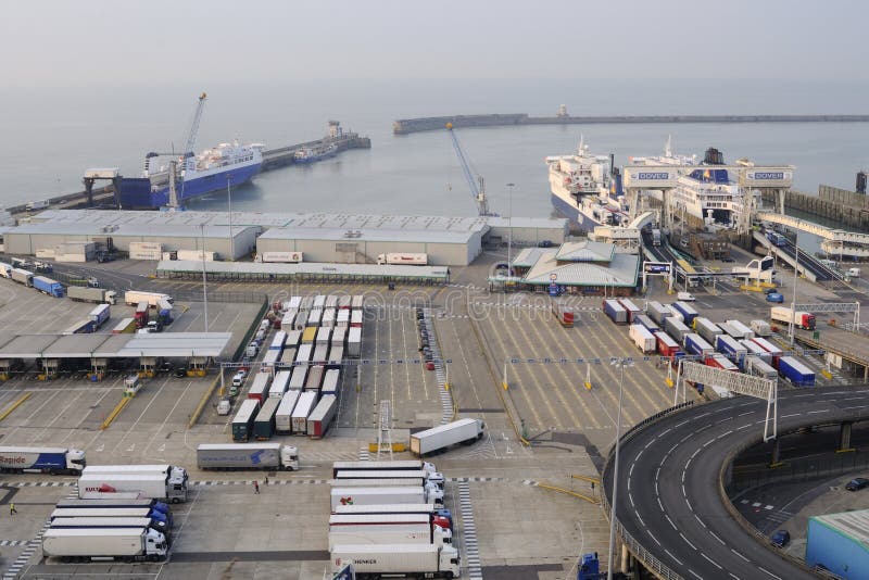 Aerial View with Docks Infrastructure Editorial Photography - Image of ...