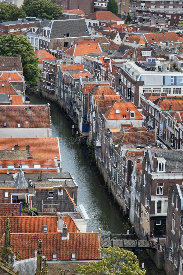 Dordrecht stock photo. Image of architecture, aerial - 125992430