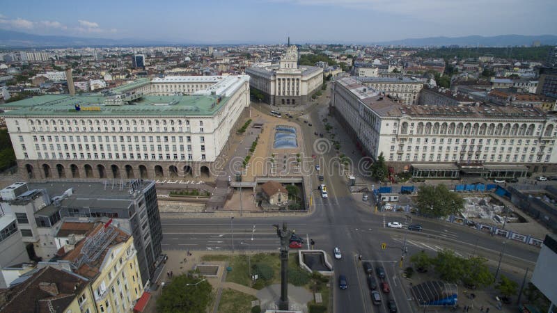 Aerial View of Downtown Sofia, Sofia, Bulgaria Editorial Photo - Image ...