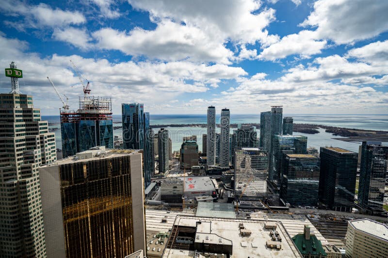 Downtown Toronto City Skyline, Cityscape of Ontario, Canada Editorial ...