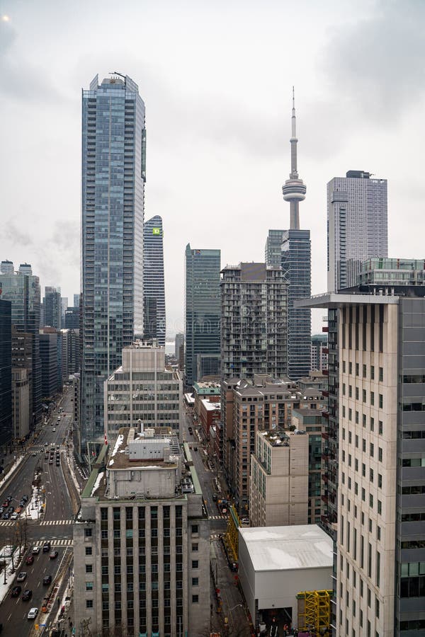 Downtown Toronto City Skyline, Cityscape of Ontario, Canada Editorial ...