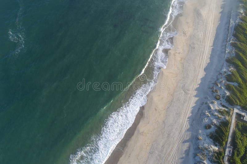 Aerial View with Drone of a Beach Stock Photo - Image of outdoor, sunny ...