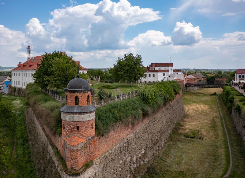 Aerial View on Dubno Castle from Drone Editorial Photography - Image of ...