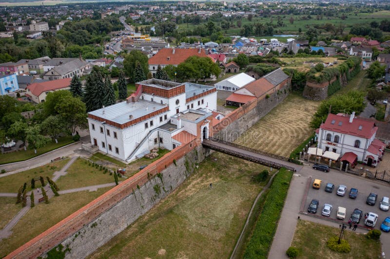 Aerial View on Dubno Castle from Drone Editorial Stock Image - Image of ...