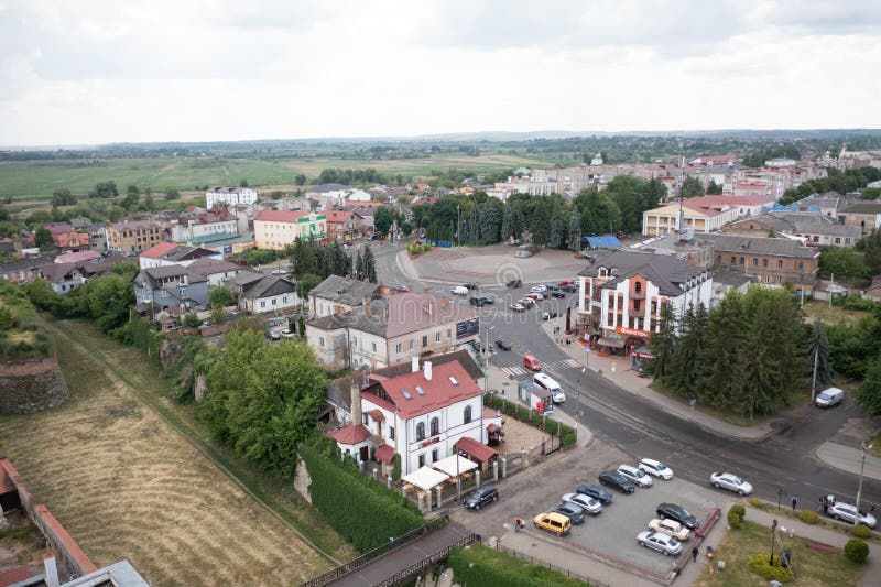 Aerial View on Dubno from Drone Stock Photo - Image of historic ...