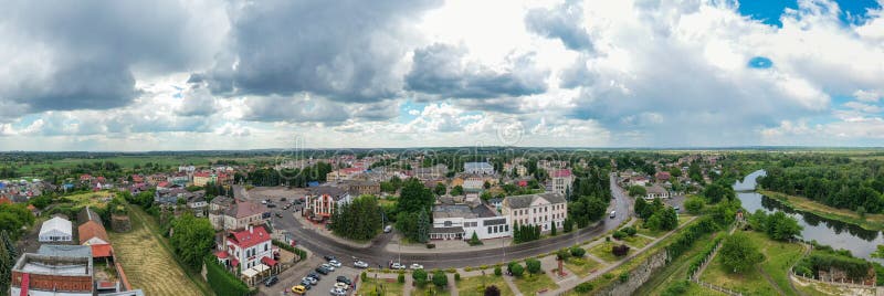 Aerial View on Dubno from Drone Editorial Photography - Image of ...