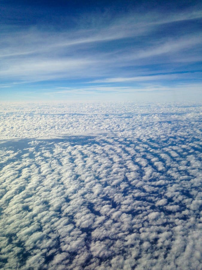 Aerial View of Earth and Clouds Stock Photo - Image of cloud, ground ...