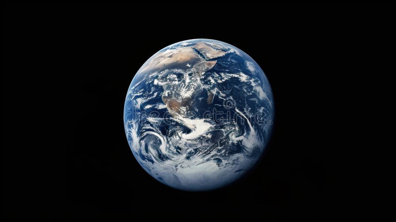 Aerial View of Earth Displaying Its Rich Colors and Natural Terrain ...