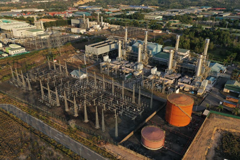 Electrical Power Plant / Power Station Supply Stock Photo - Image of ...