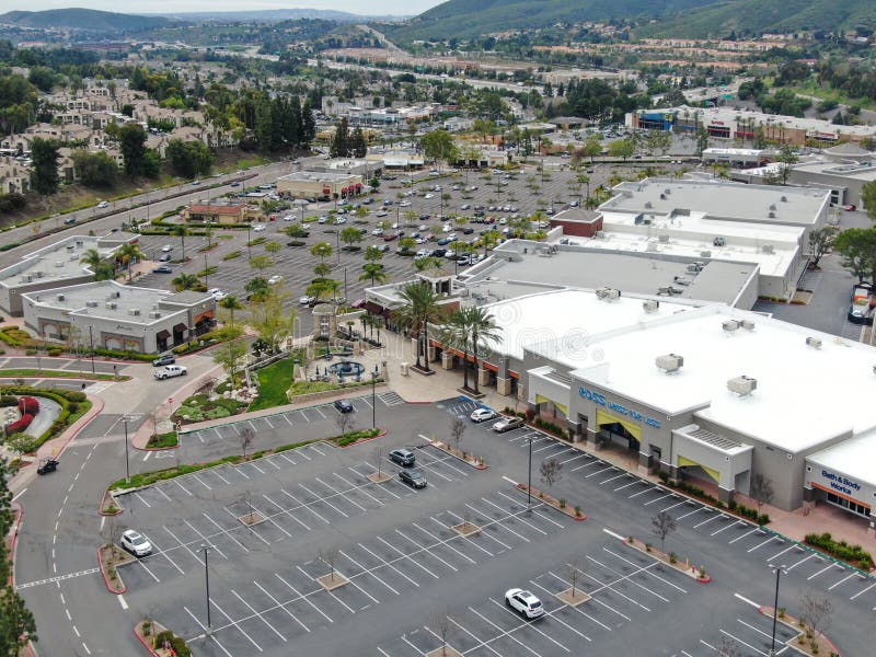 Aerial View of Empty Shopping Center Parking Lot during COVID-19 ... Aerial View of Empty Shopping Center Parking Lot during COVID-19 ...