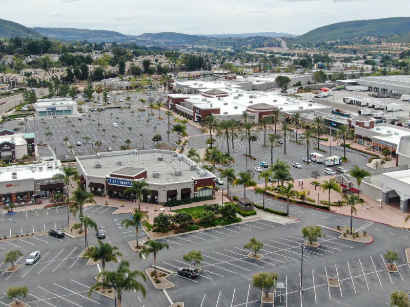 Aerial View of Empty Shopping Center Parking Lot during COVID-19 ... Aerial View of Empty Shopping Center Parking Lot during COVID-19 ...