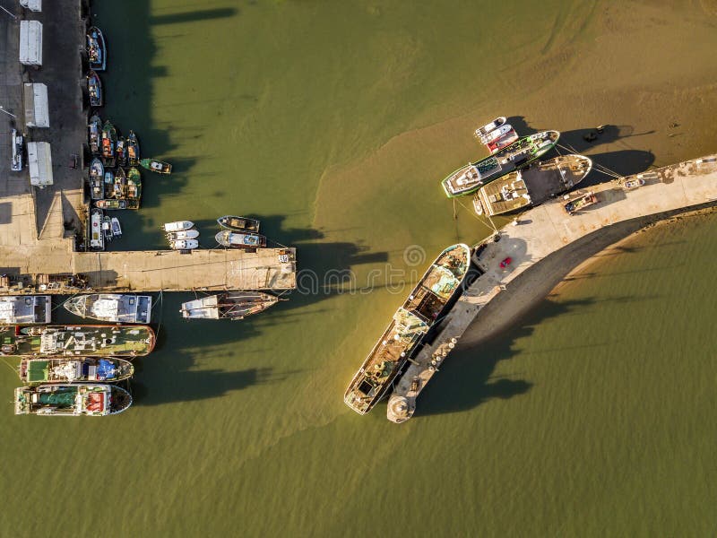 Aerial View of Exit from the Port in Maputo, Mozambique Stock Image ...