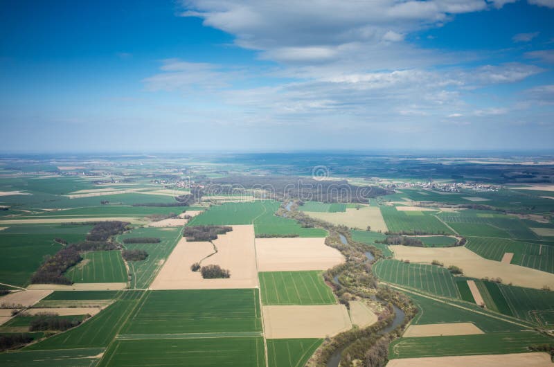 Aerial view of the field stock image. Image of food, grass - 52613945