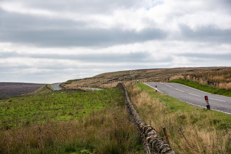 Aerial View of the Field and a Road Stock Image - Image of seasonal ...