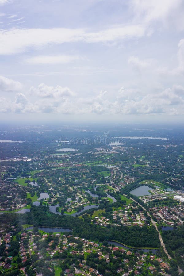 Aerial View of Florida Community Stock Image - Image of community ...
