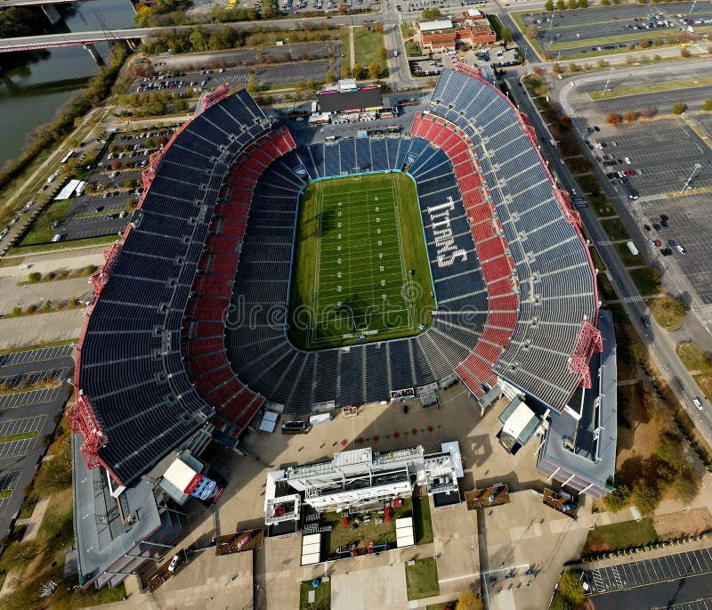 Aerial View of a Football Stadium Editorial Photo - Image of goal, ball ...