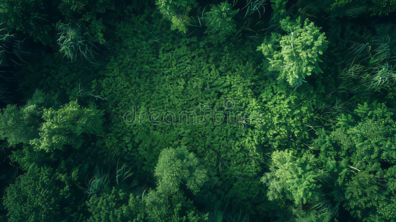 Aerial View of Forest Texture Stock Image - Image of conifer, aerial ...