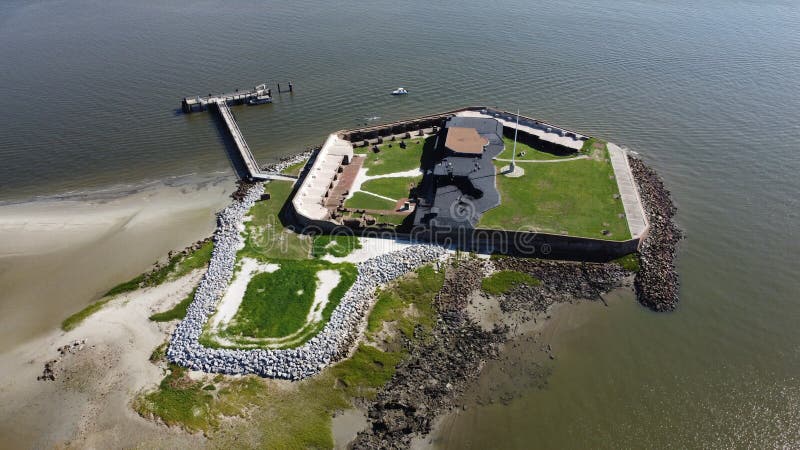 Aerial View of Fort Sumter, Charleston, SC Editorial Photography ... Aerial View of Fort Sumter, Charleston, SC Editorial Photography ...