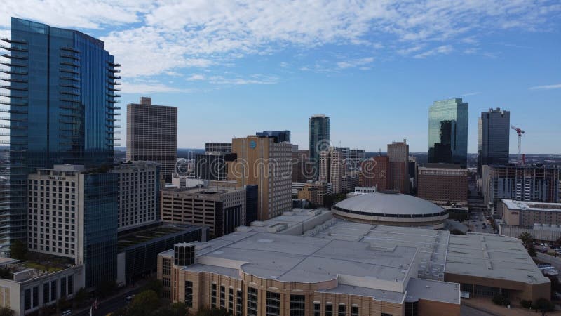Aerial View of the Fort Worth Downtown in the US Editorial Stock Photo ...