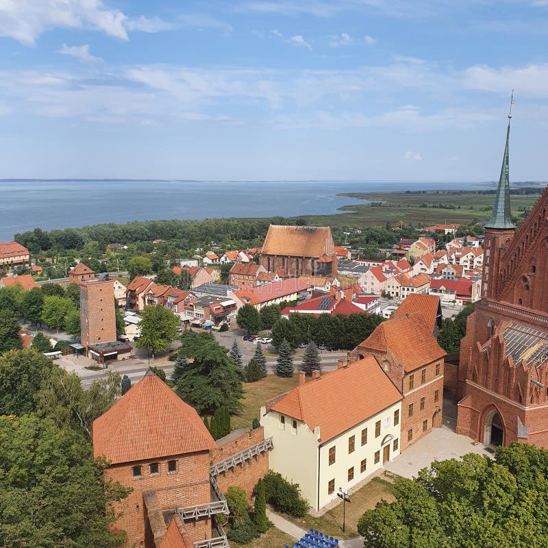 Aerial View of Frombork, Poland Editorial Stock Photo - Image of ...
