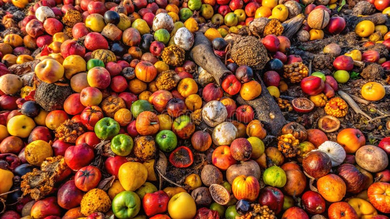 Aerial View of Fruit Waste and Polluted Landscapes a Growing ...