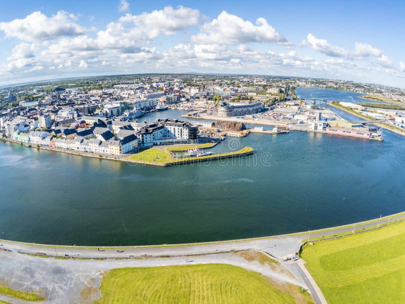Galway Docks at night stock image. Image of dock, iron - 30641331