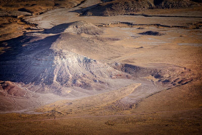 Aerial View on the Geological Structures Around the Arches National ...