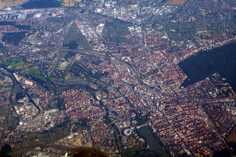 Aerial Los Angeles stock photo. Image of grid, american - 1302536