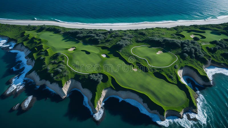Golf Course Beach Stock Illustrations – 195 Golf Course Beach Stock ...