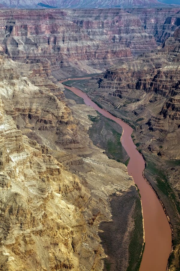 Aerial View of the Grand Canyon Stock Image - Image of rock, geology ...