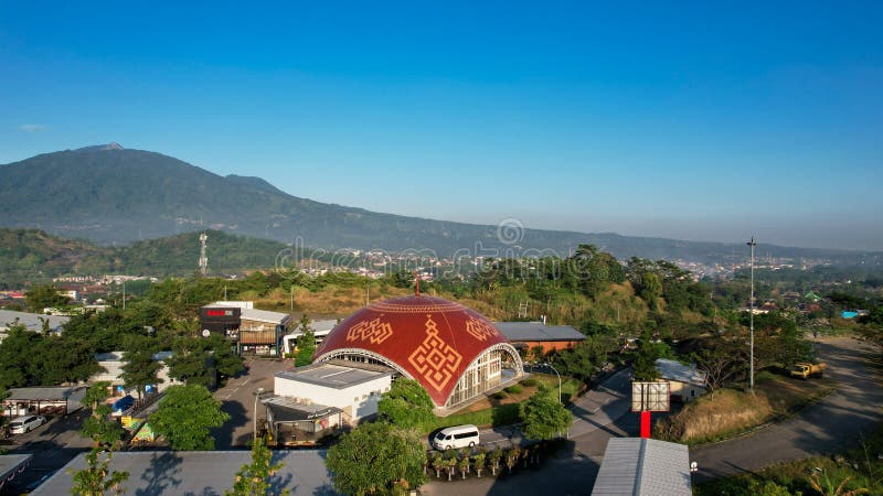 Aerial View of Great Mosque in Central Java. it is the Largest Mosque ...