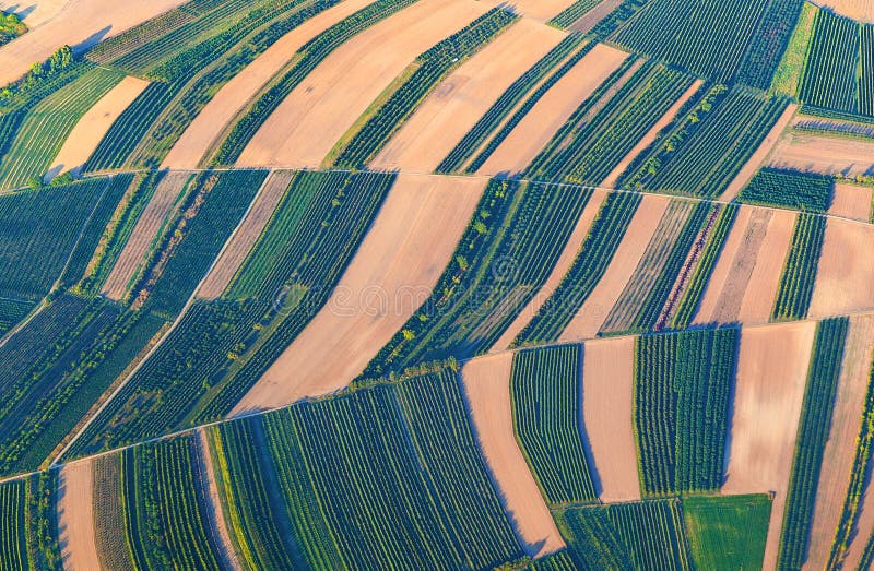 Round Irrigated Fields Aerial View Stock Photo - Image of field, rotors ...