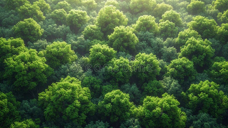 Aerial view of green trees stock illustration. Illustration of aerial ...