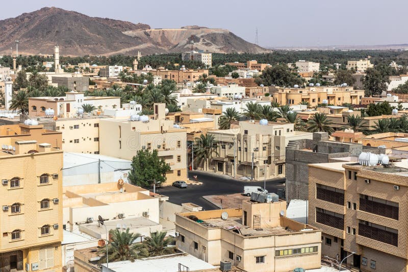 Aerial View of Ha Il, Saudi Arab Stock Photo - Image of town, arabia ...