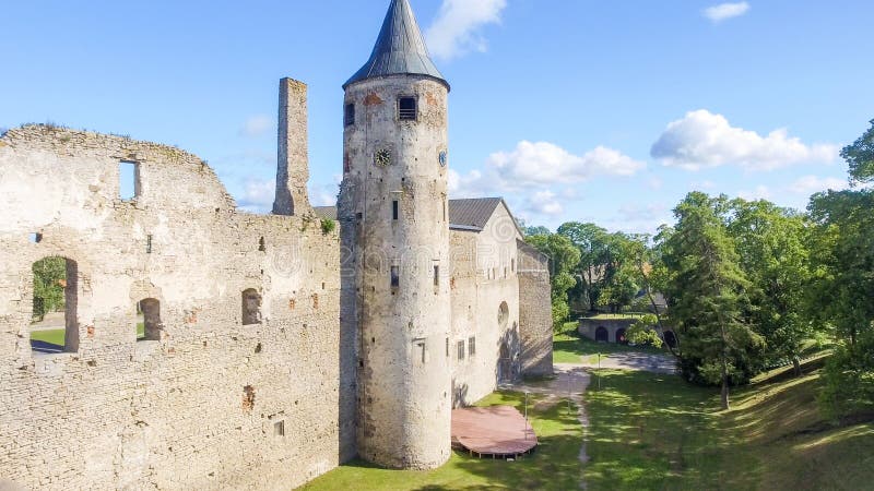 Haapsalu castle. stock photo. Image of architecture, haapsalu - 264082