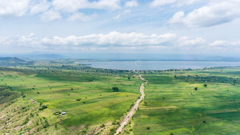 Aerial view of Hawassa stock photo. Image of awassa, nature - 75578662
