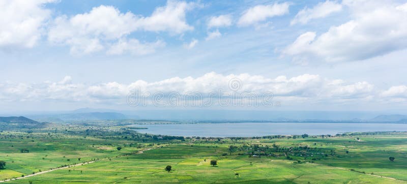Aerial view of Hawassa stock image. Image of landscape - 75578675