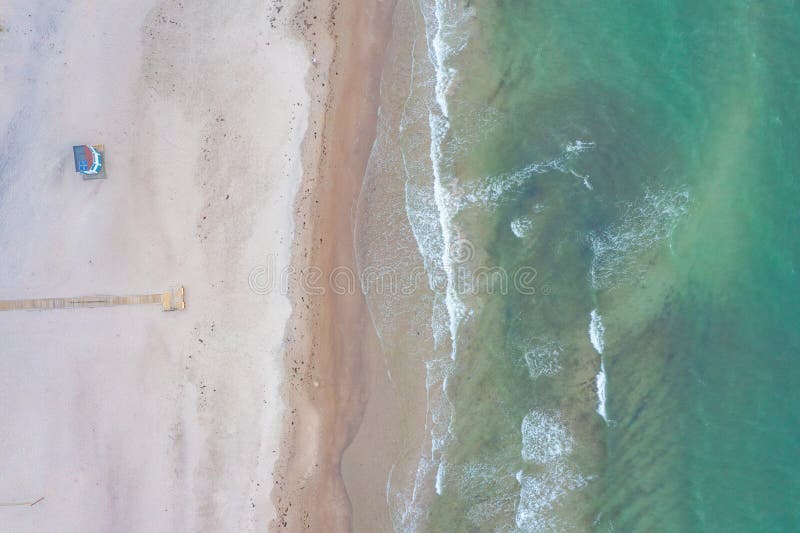 Aerial View of Hornbaek Beach in Denmark Stock Image - Image of holiday ...