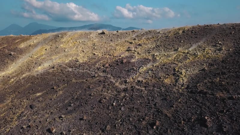 Volcanic Gas Exiting through Fumaroles on Fossa Crater of Vulcano ... Volcanic Gas Exiting through Fumaroles on Fossa Crater of Vulcano ...