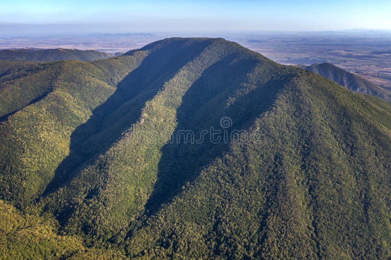Aerial View of Huge Mountain Hills Stock Image - Image of beautiful ...