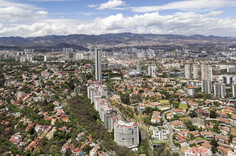 Aerial View of Interlomas in Mexico City Stock Photo - Image of aerial ...