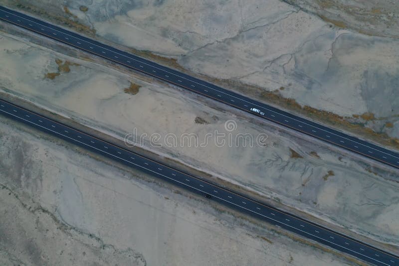 Aerial View of an Interstate Stock Photo - Image of highway, aerial ...