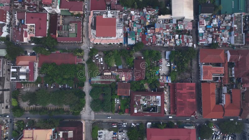 Aerial View of the Intramuros Area in Manila Stock Footage - Video of ...