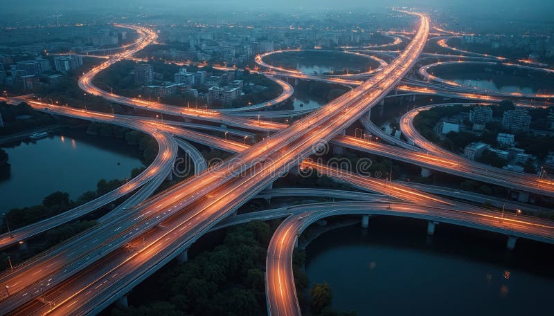 Intersection Interchanges Stock Illustrations – 16 Intersection ...