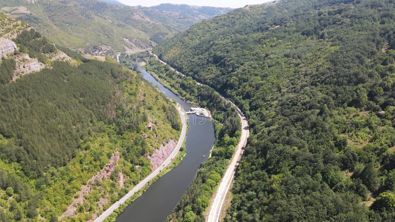 Iskar River Gorge Near Lakatnik Rocks, Balkan Mountains, Bulgaria Stock ...