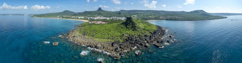 Aerial View of Kenting National Park in Taiwan Stock Photo - Image of ...